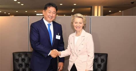 У Хүрэлсүх Монгол Улсын “гуравдагч хөрш” Европын Холбоотой хамтын ажиллагааг өргөжүүлэх нь