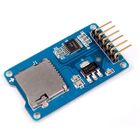 Micro SD Storage Board TF Card Module Slot Socket Memory Shield Module SPI For Arduino Micro SD