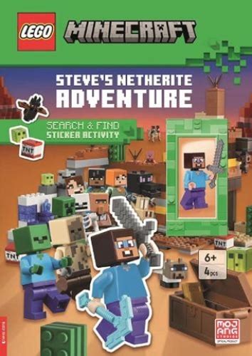 Lego Minecraft Steves Netherite Adventure 9781837250769 Brickshop