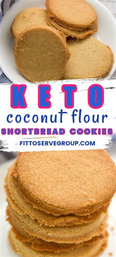 Coconut Flour Shortbread Cookies