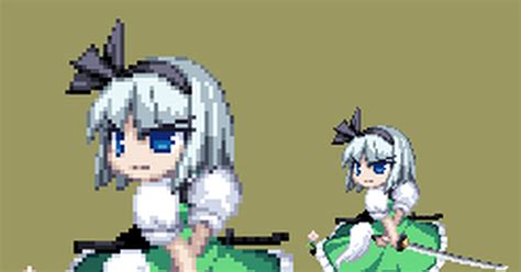 東方 妖夢ドット絵 松樹のイラスト Pixiv