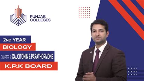 Pgc Lectures Inter Part 2 Kpk Board Biology Chapter 18 Calcitonin