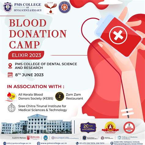 Blood Donation Camp Pms Dental College
