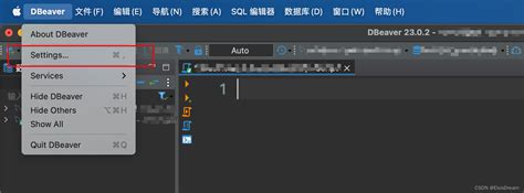 Mac上使用dbeaver设置字体大小dbeaver怎么填大小 Csdn博客