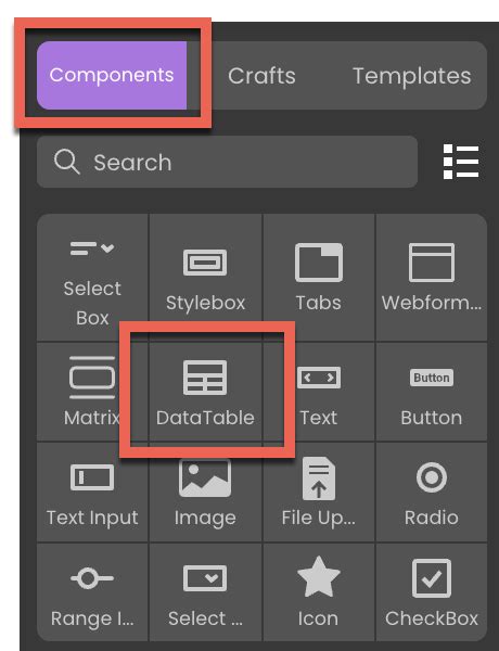 Datatable Component How To Attach An Orda Data Class General Qodly Community
