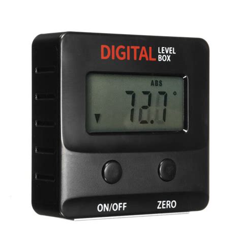 Digital Bevel Box Protractor New Inclinometer Spirit Level Angle