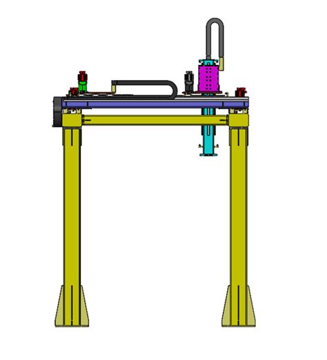龙门型机械手3d模型下载三维模型parasolidxt模型 制造云 产品模型
