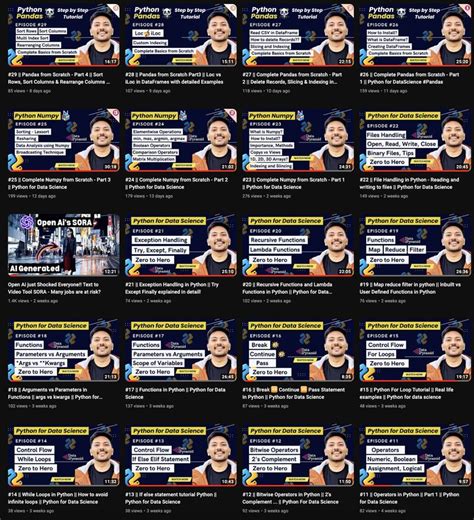 datascience python sql machinelearning deeplearning freeeducation