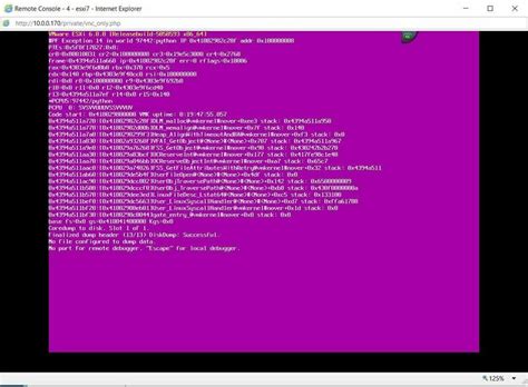 Vmware Esxi 6 0 Purple Screen Error 97442 Virtualization Spiceworks Community