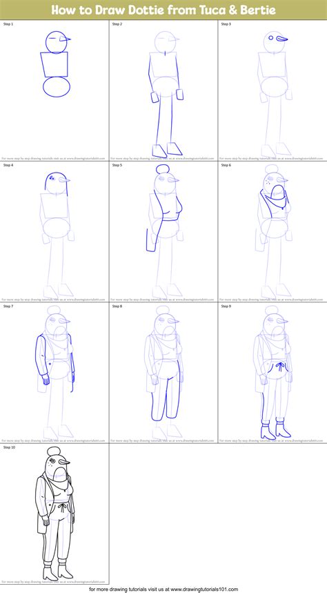 How To Draw Dottie From Tuca And Bertie Tuca And Bertie Step By Step