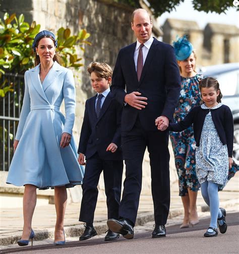 The Duke And Duchess Of Cambridge Attend Easter Sunday Church Service 2022 — Royal Portraits Gallery