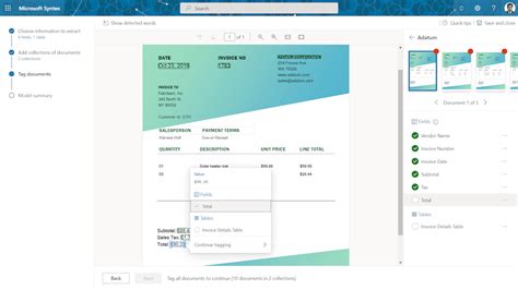Process Structured Documents With Microsoft Syntex