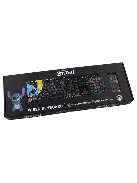 Disneys Lilo And Stitch Wired Usb Keyboard With 108 Keys Compatible