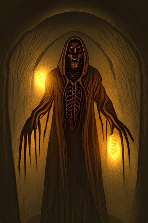 Ancient Vampire In A Crypt · Creative Fabrica
