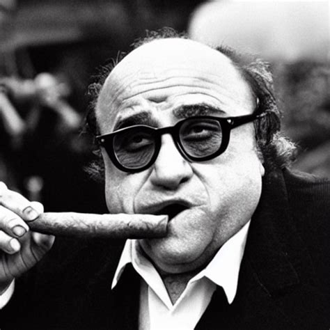 KREA AI Danny Devito Smoking A Cigar