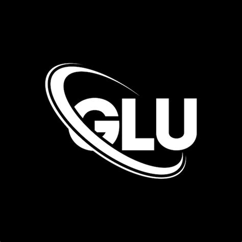 Premium Vector Glu Logo Glu Letter Glu Letter Logo Design Initials