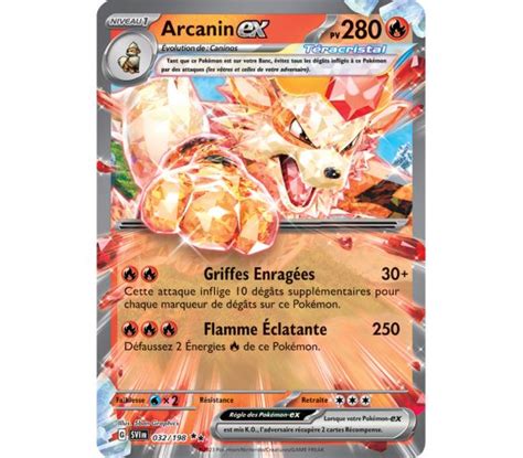 Filentrappe EX Pv 260 019 198 Carte Double Rare Écarlate et Violet
