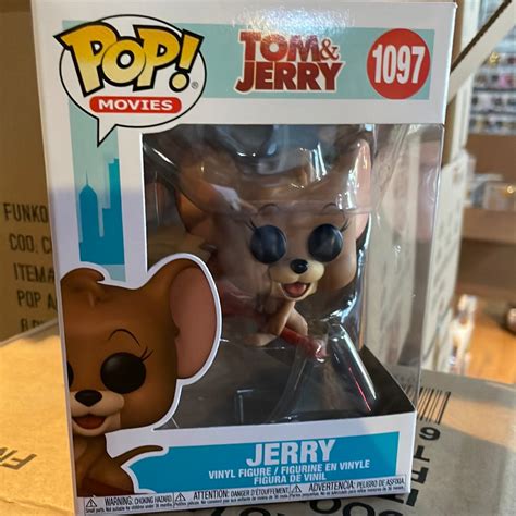 Tom and Jerry - Jerry 1097 Funko Pop! Vinyl Animation (Cartoon) – Tall ...
