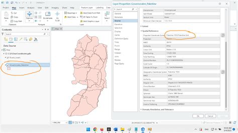 How To “clear” The Coordinate System Of The “map” Esri Community