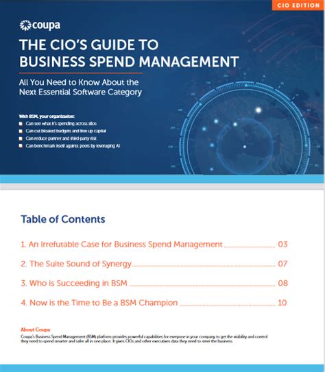 The Cios Guide To Business Spend Management Techprospect