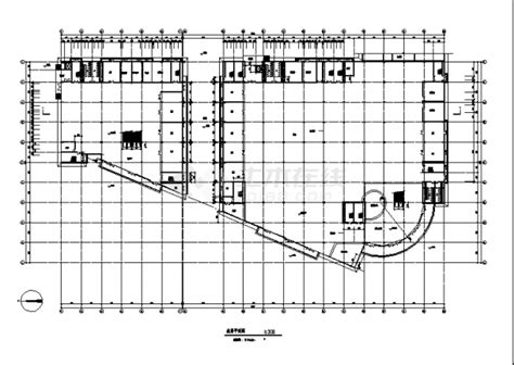 二套大型超市综合楼建筑设计施工cad图纸（含说明）图纸设计说明土木在线