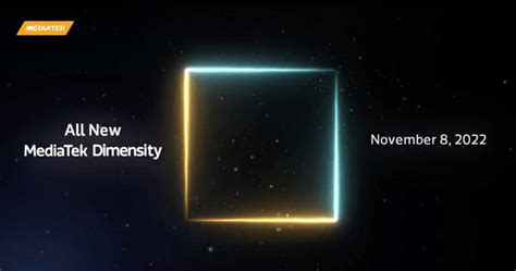 Mediatek、次期「dimensity」チップセットの発表を11月8日に開催へ Texal