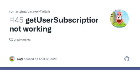 Getusersubscriptions Not Working Issue Romanzipp Laravel