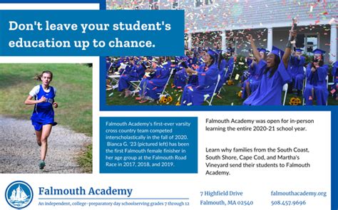 Fa Scholarship Exam By Falmouth Academy In Falmouth Ma Alignable