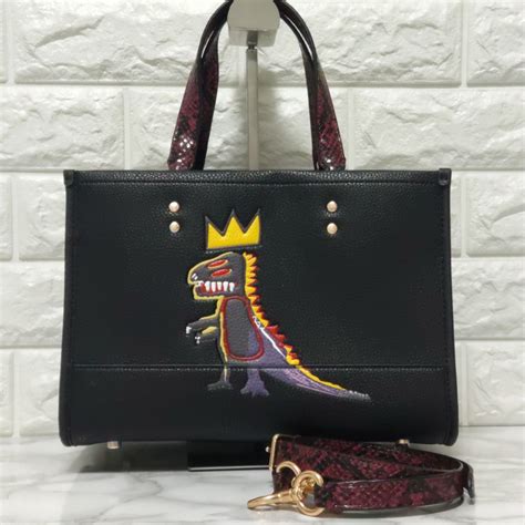 Yahooオークション コーチ Coach×バスキア トートバッグ コラボ ブ