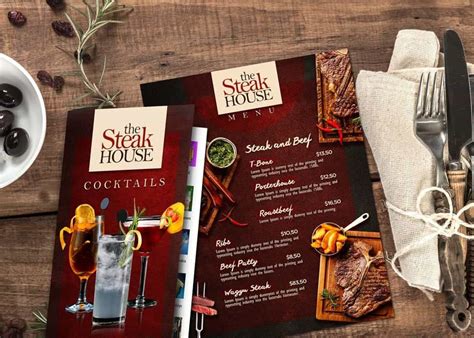 The Best Menu Printing In Dallas Texas Caddy Printing