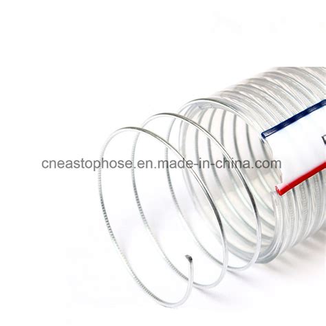 Flexible Stainless Steel Wire Reinforced Transparent Hose Flexible Pipe And Flex Pipe Price