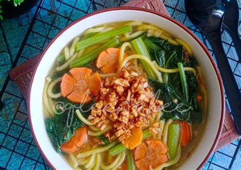 Resipi Mee Sup Sayur Simple Oleh Leeina Qaliena Cookpad