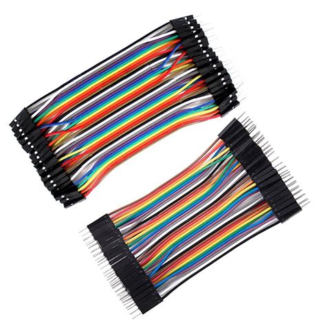 8 X 40 Pcs 10cm Colorful Dupont Cables For Arduino Grandado