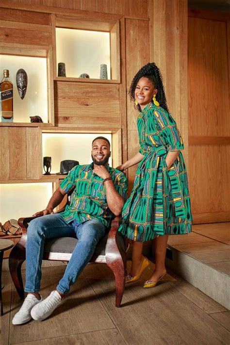 Couple African Matching Outfits Ankara Couple Matching Set Couple