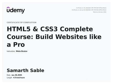 Webdevelopment Html5 Css3 Frontenddevelopment Udemy Learning