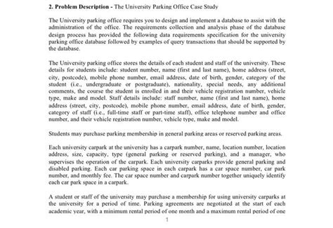 Solved 2 Problem Description The University Parking