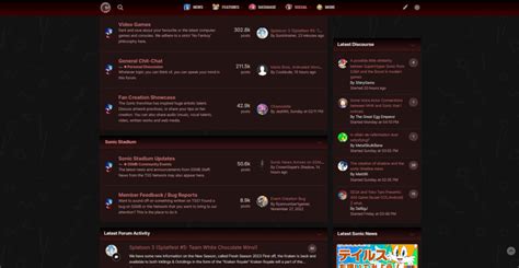 Hiding Tabs Community Chat Feedback Sonic Stadium