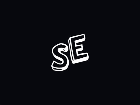 Alphabet Se Logo Image Creative SE Letter Logo Icon Vector 21496850