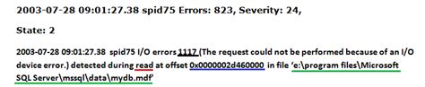 How To Fix Fatal Error 823 Occurred In Mssql Database