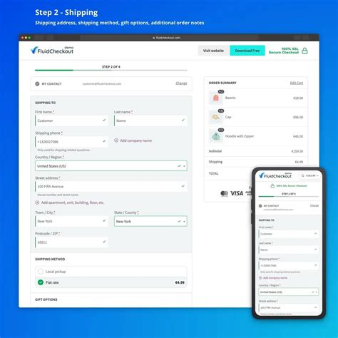 Licensed V3 0 0 Fluid Checkout Pro Frictionless Multi Step Checkout For Woocommerce Woodev