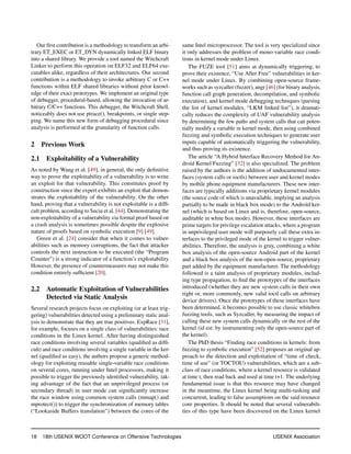 USENIX WOOT Introduction To Procedural Debugging Through Binary