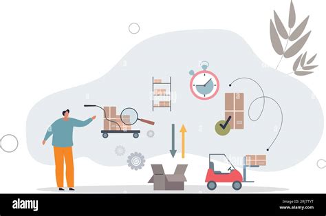 Inventory Management And Logistic Work From Warehouse Stock Supply