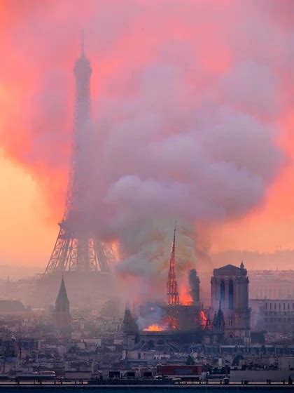 Se Incendió La Catedral De Notre Dame En París Se Derrumbaron El Techo