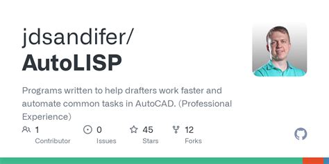 Github Jdsandiferautolisp Programs Written To Help Drafters Work