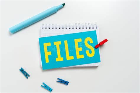 Conceptual Caption Files Business Approach Folder Box For Holding Loose Papers Together In