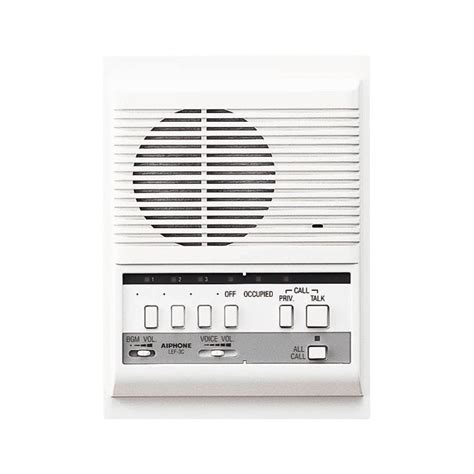 Aiphone Lef3c 3 Call Audio Intercom Master With All Call Button Aiphone