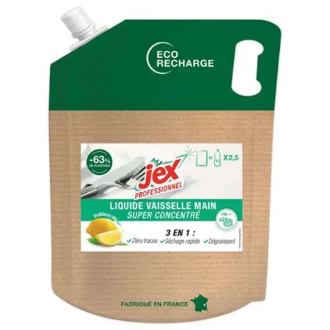 Recharge Liquide Vaisselle Jex 25l Liquide Vaisselle Mains