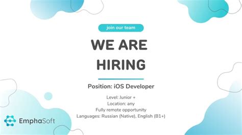 Darya Mazuruk On Linkedin Ios Development Hiring Openposition