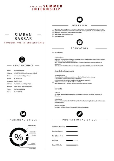 Design A Professional Modern Resume By Abhayababbar Fiverr