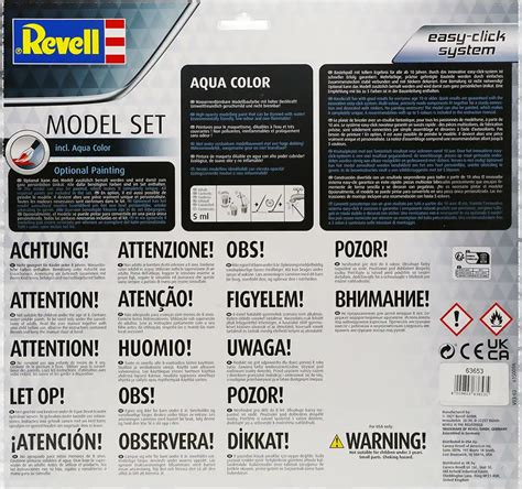 Revell Messerschmitt BF109 G 6 Aircraft Model Set Scale 1 32